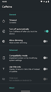Caffeine - Keep Screen On App – Features, Download & Overview | Appopts