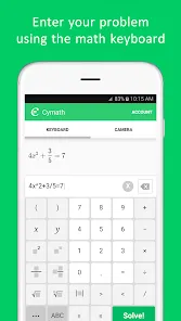Cymath - Math Problem Solver