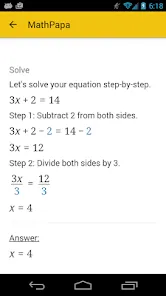 MathPapa - Algebra Calculator Download